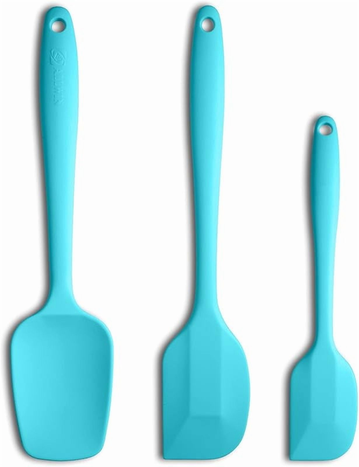 Silicone Spatula 3-piece Set, Ergonomic Handle High Heat-Resistant ...