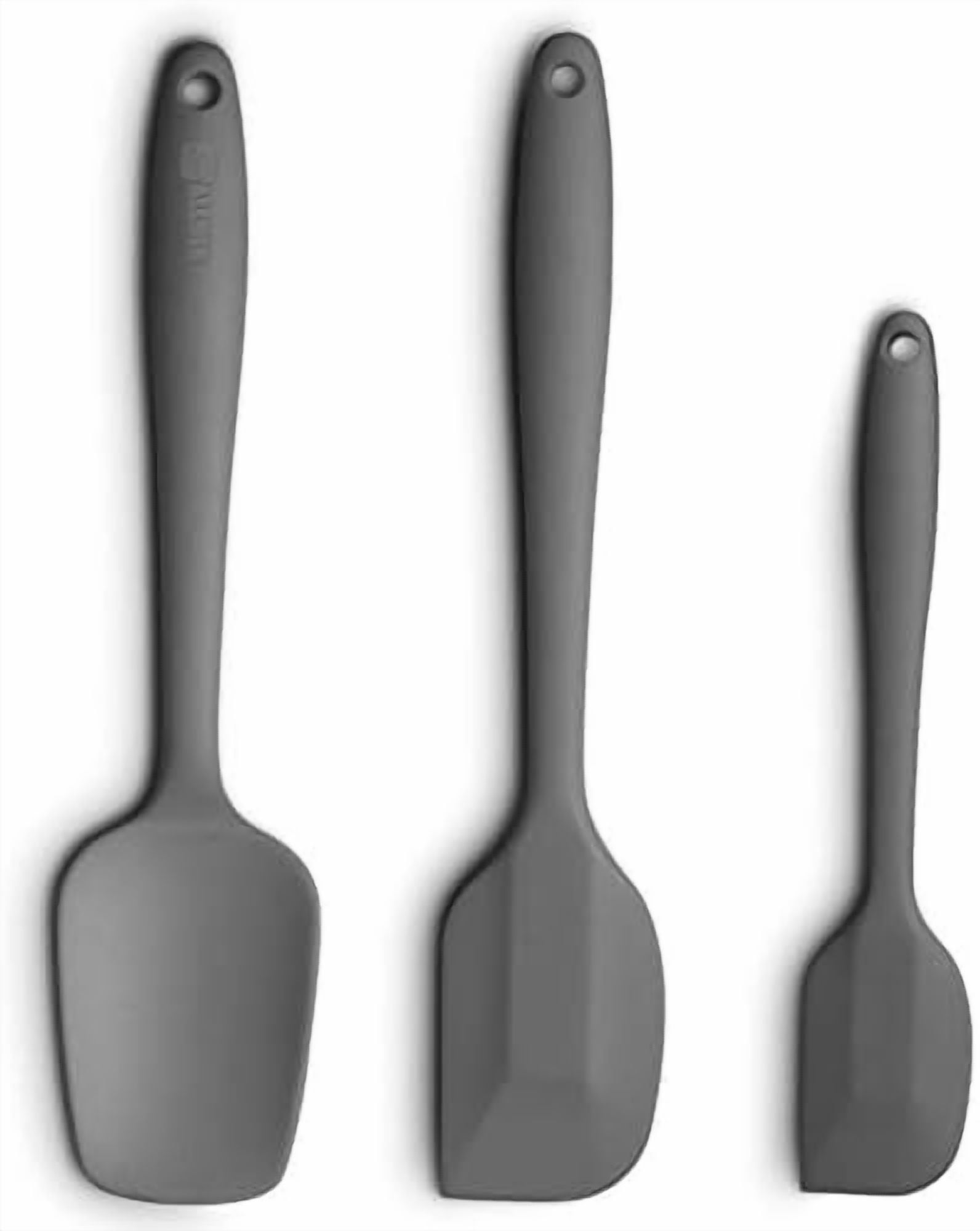 Silicone Spatula 3-piece Set, Ergonomic Handle High Heat-Resistant ...