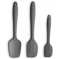 Silicone Spatula 3-piece Set, Ergonomic Handle High Heat-Resistant ...