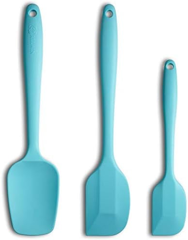 Silicone Spatula 3-piece Set, Ergonomic Handle High Heat-Resistant ...