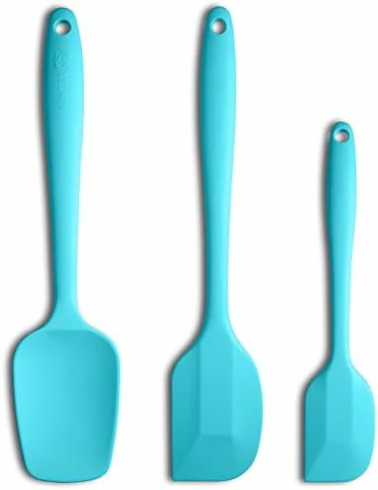 Silicone Spatula 3-piece Set, Ergonomic Handle High Heat-Resistant ...
