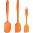 Silicone Spatula 3-piece Set, Ergonomic Handle High Heat-Resistant ...