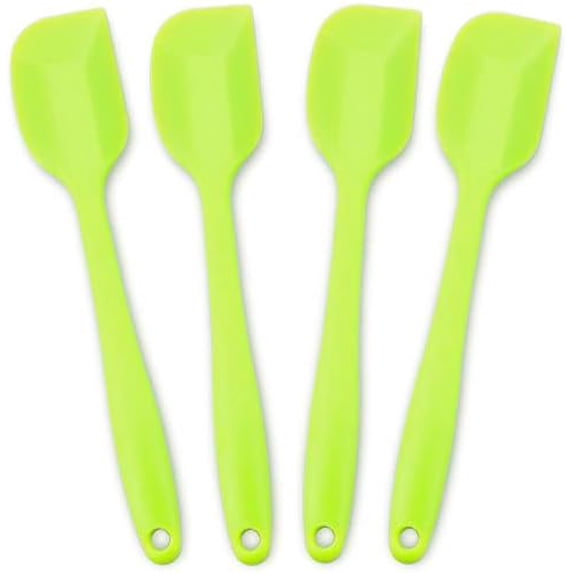 Silicone Spatula 4-piece Set, Heat-Resistant Non-stick Rubber Spatulas ...