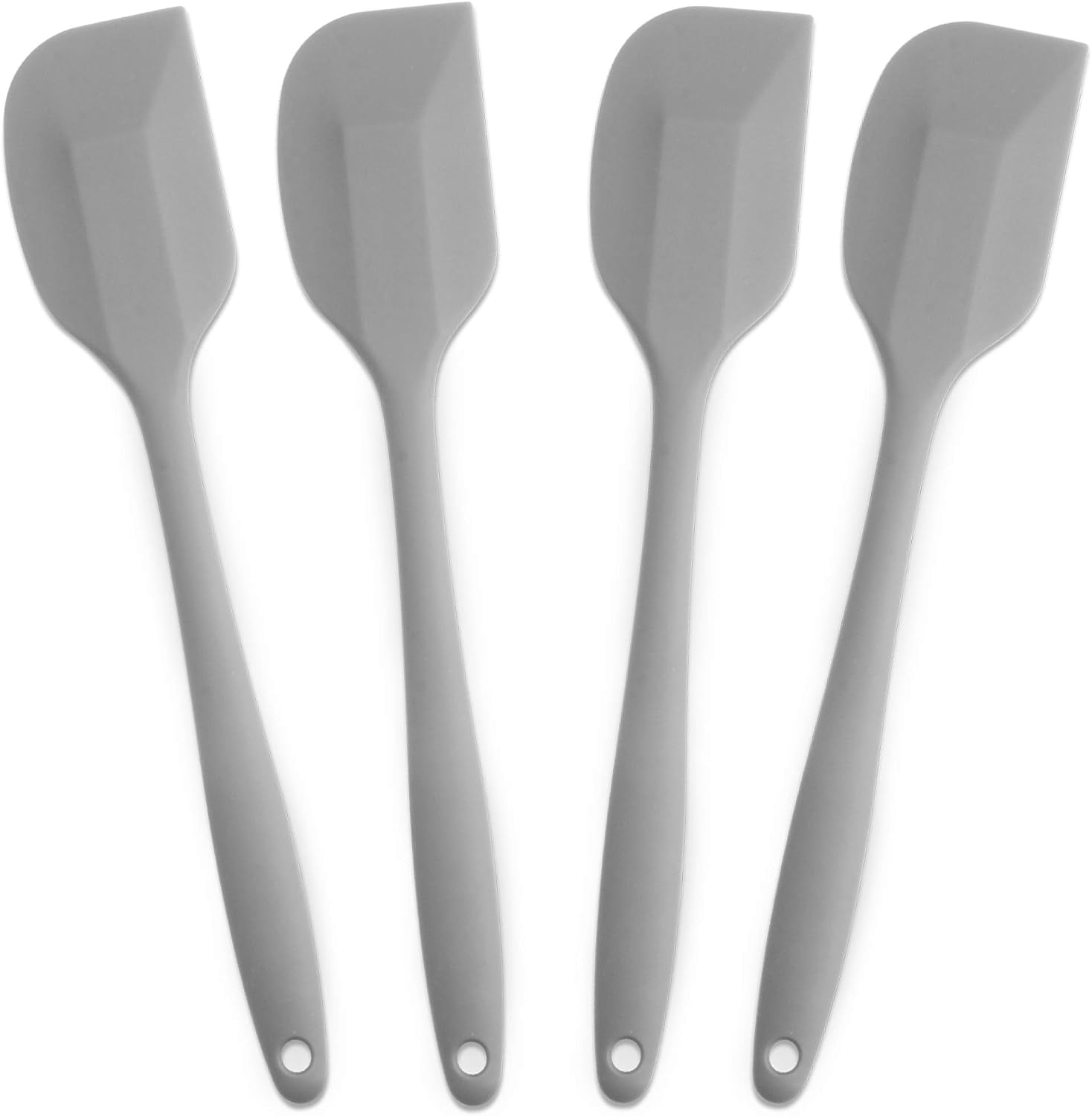 Silicone Spatula 4-piece Set, Heat-Resistant Non-stick Rubber Spatulas ...