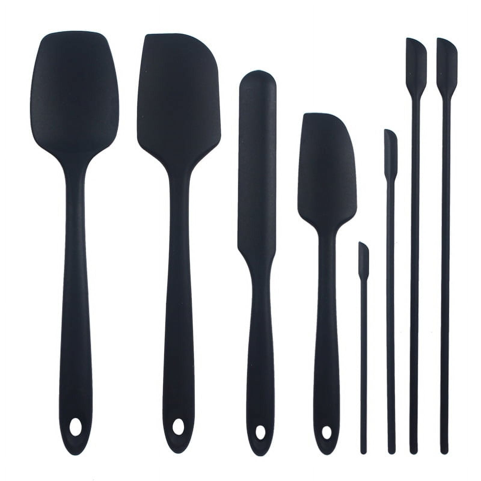 Silicone Spatula, 8 Packs Nonstick Cookware Dishwasher Safe Flexible ...