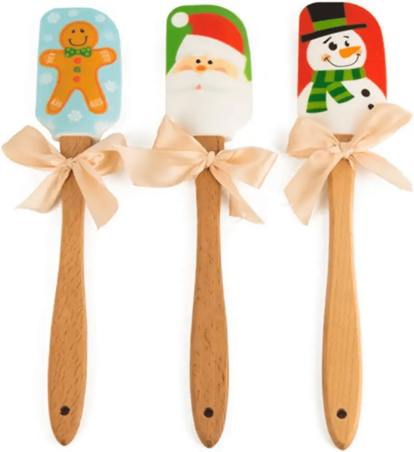 Silicone Spatula, Caliamary 3 Pieces Kitchen Silicone Spatula Set ...