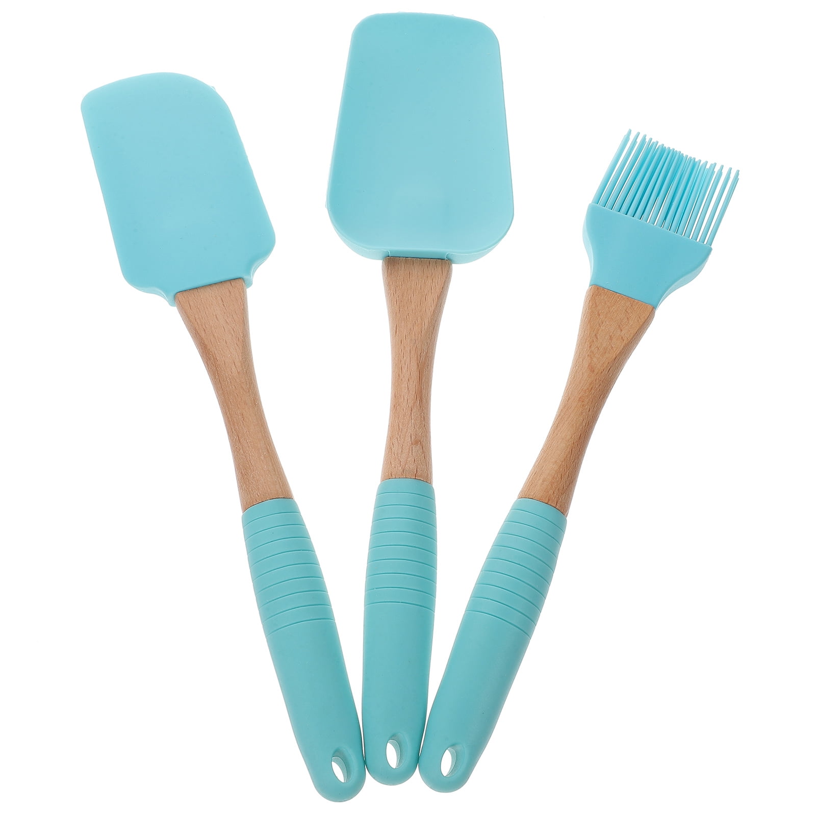 Silicone Spatula Flexible Mini Scoop Kitchen Utensils Scraper Handle ...