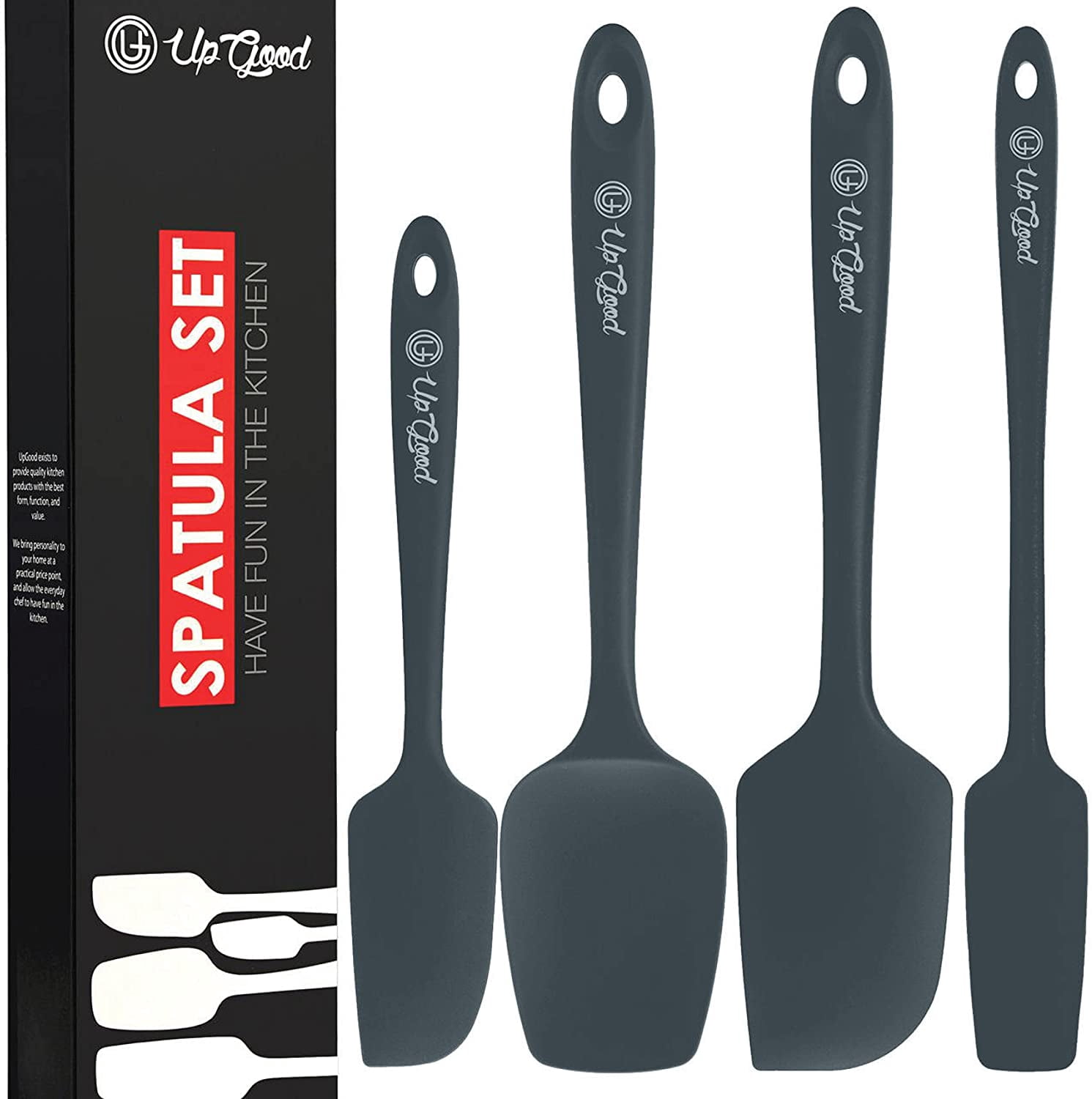 Silicone Spatula Set 600°F - High Heat Resistant Nonstick, Small and ...