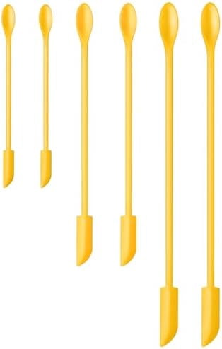 Silicone Spatula Set (6Pcs) - Mini Scraper Tool for Beauty & Food ...