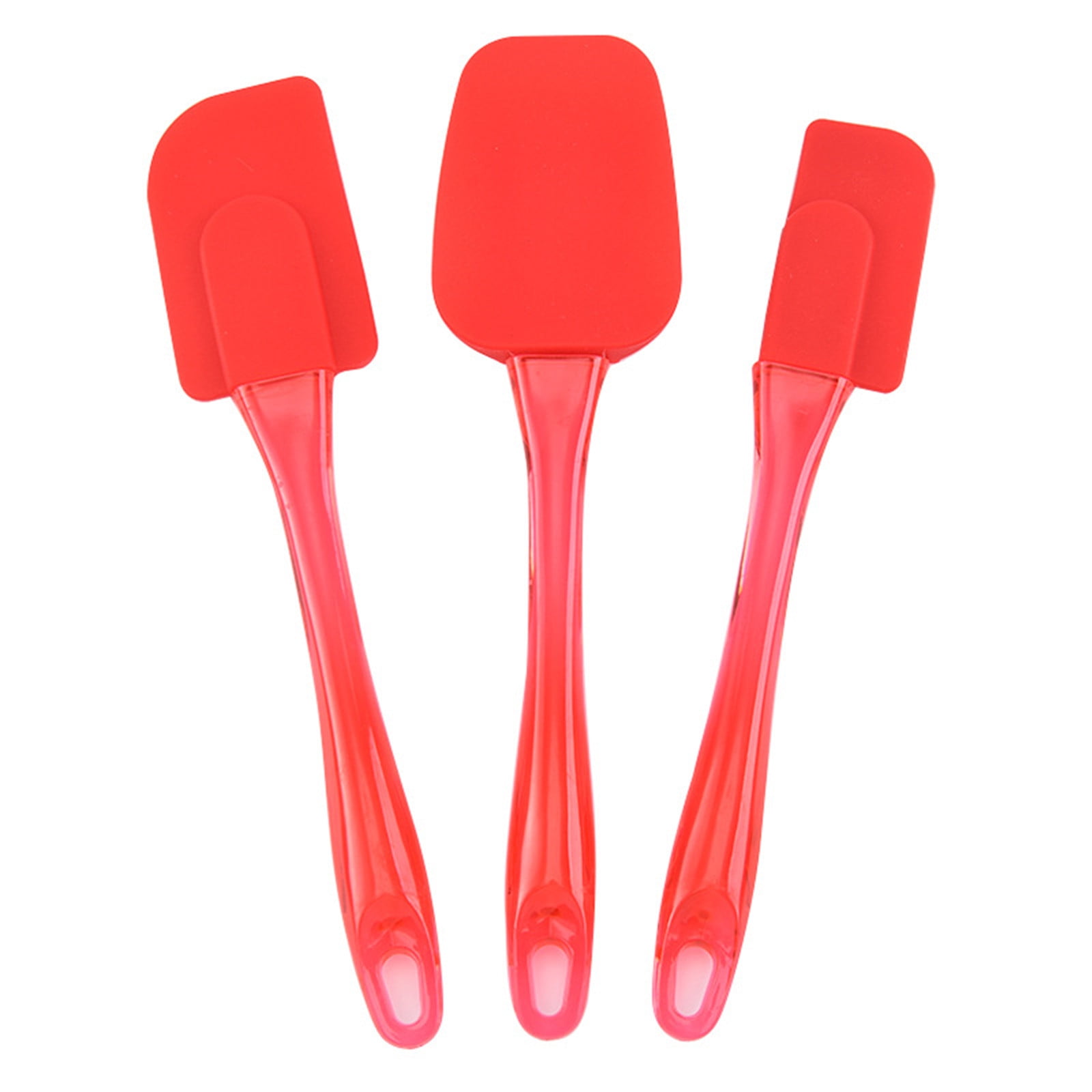 Silicone Spatula Set Flexible Heat Resistant Rubber Spatula Turner ...