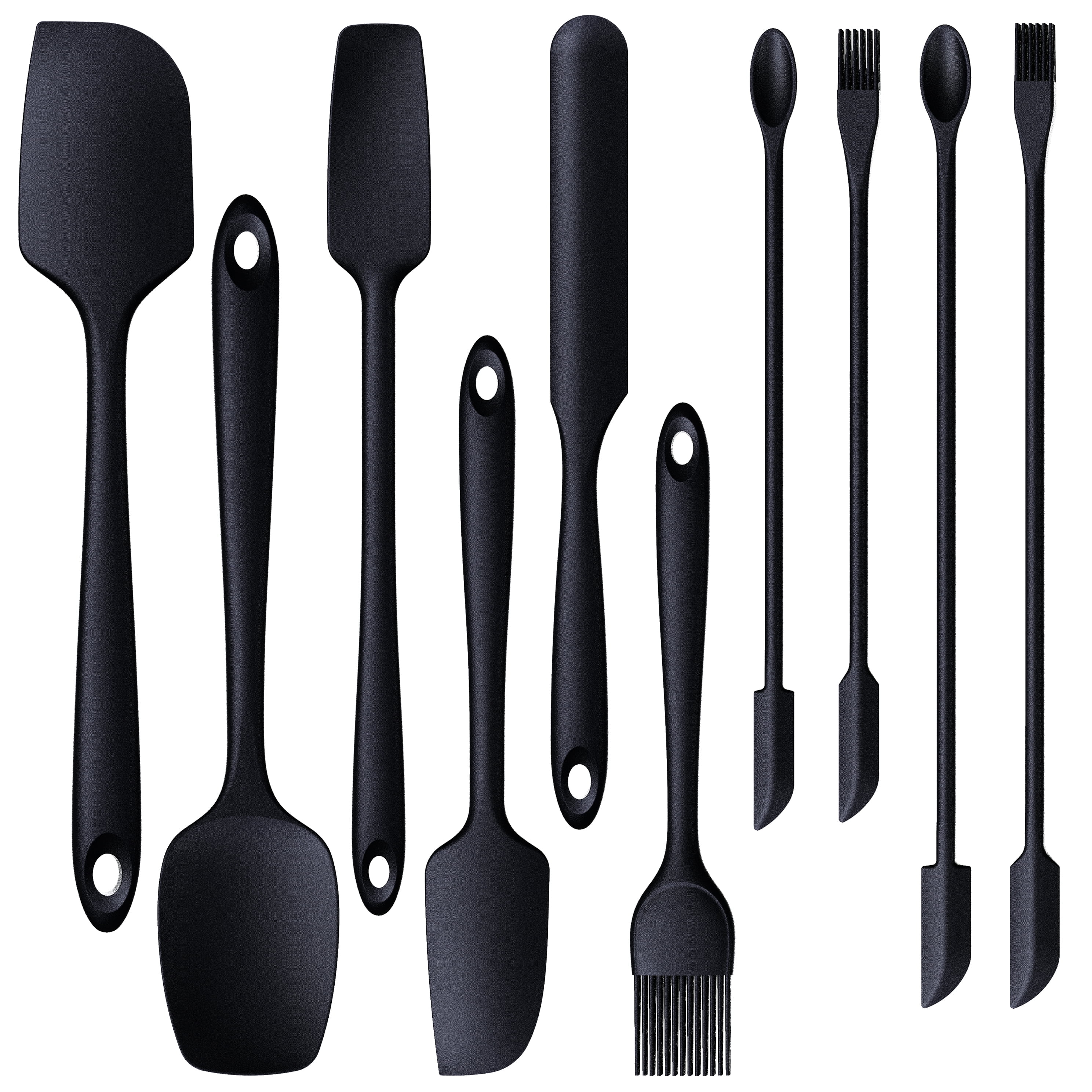 Silicone Spatula Set - Heat Resistant Kitchen Silicone Scraper Spatulas ...