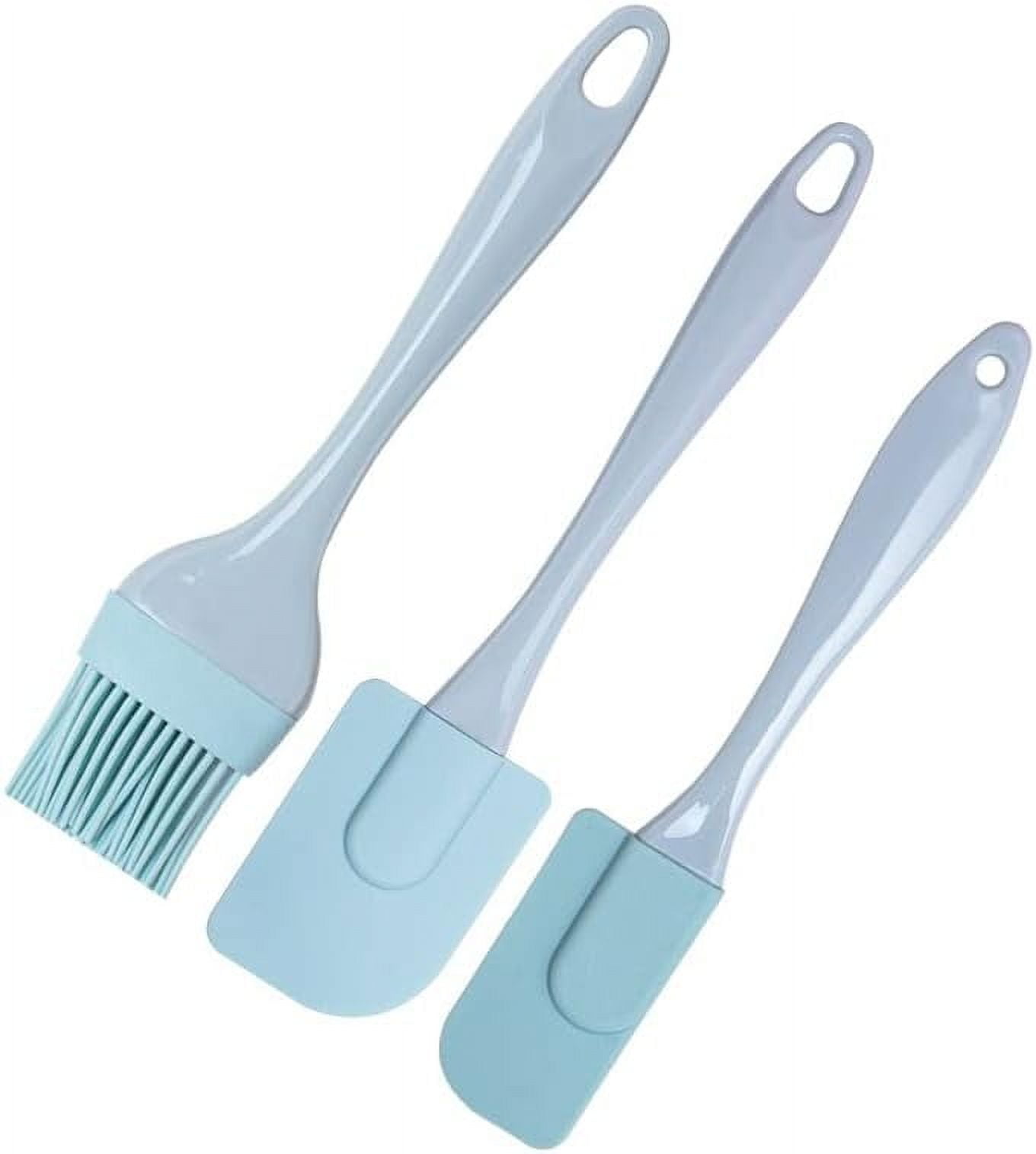 Silicone Spatula Set, Heat Resistant Rubber Spatulas Silicone Basting ...