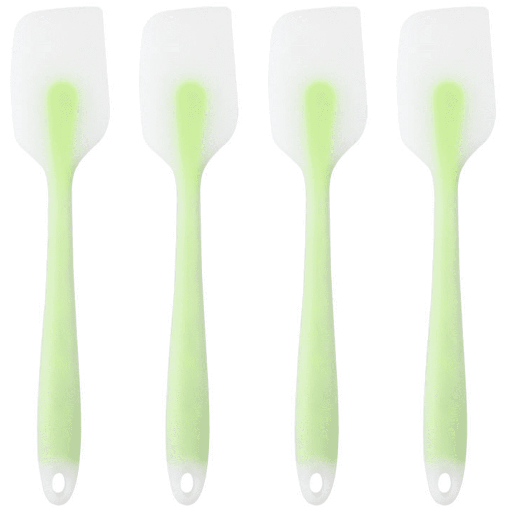 Silicone Spatula Set of 4 - Heat Resistant Flexible Spatula 450F with ...