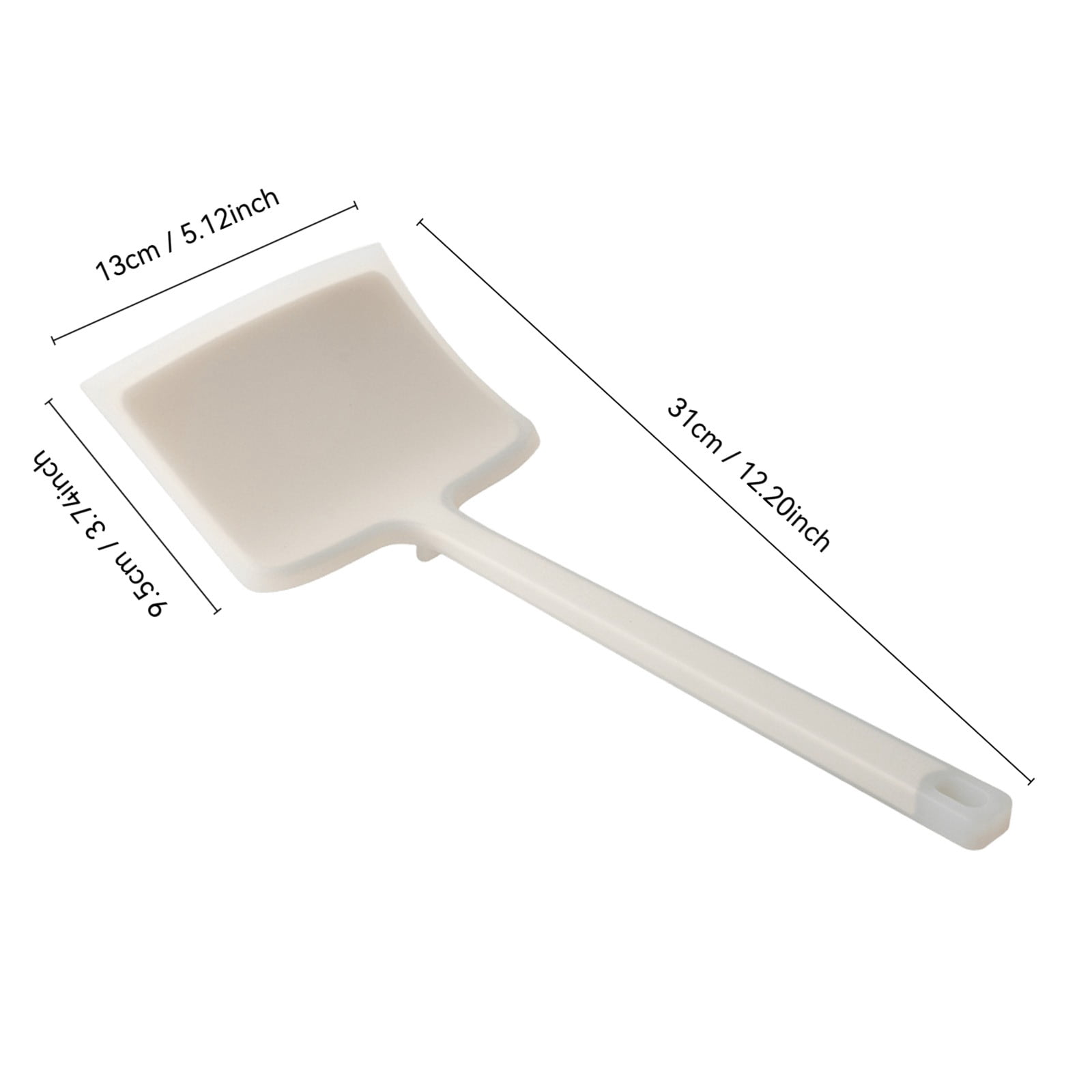 Silicone Spatula Turner, Heat Resistant Pancake Spatulas for Nonstick ...