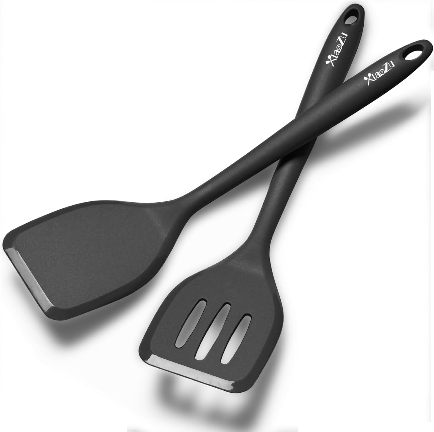 Silicone Spatula Turner Set, High Heat Resistant Spatulas with Seamless ...
