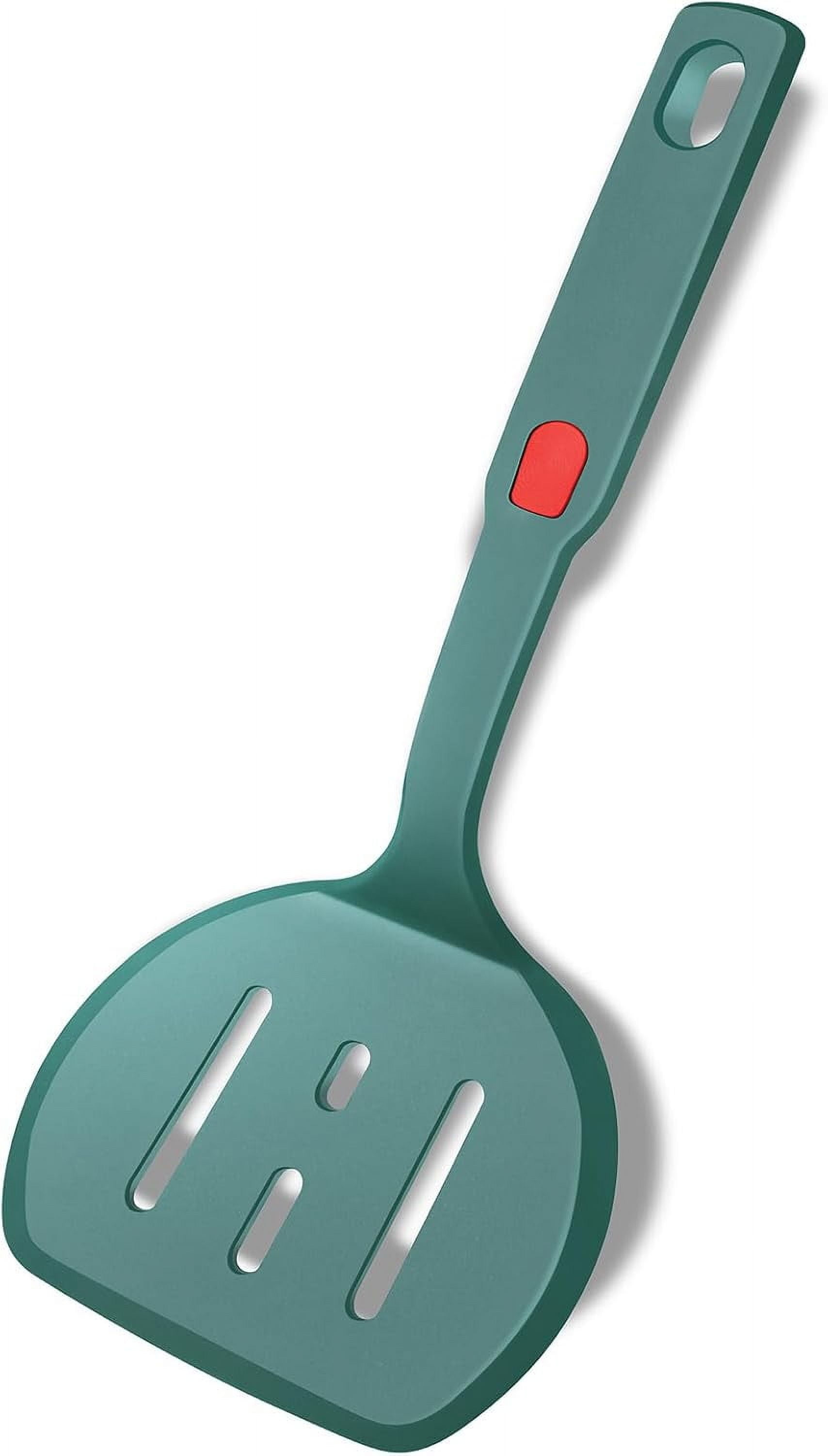 Silicone Spatula Turner,Wide Pancake Spatula for Non Stick Frying Pans ...