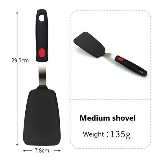 Silicone Spatula for Non Stick Pots High-temperature Resistant High ...