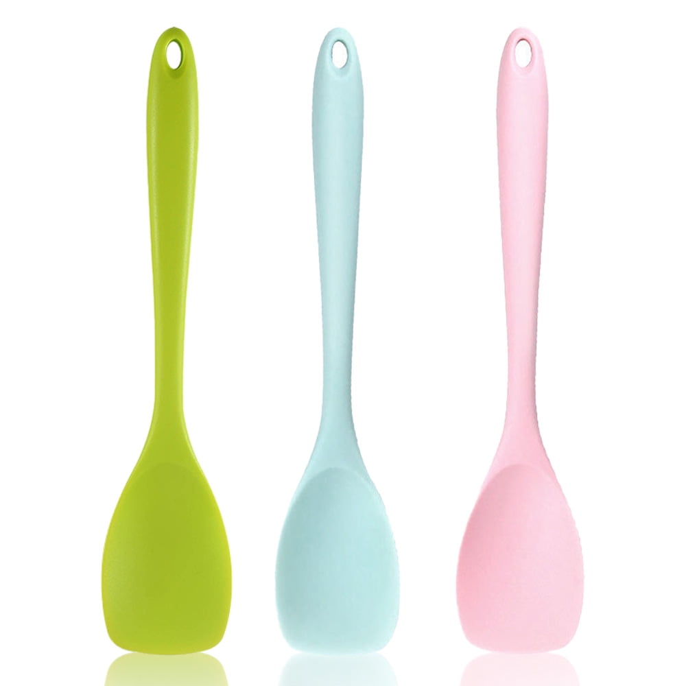 Silicone Spatulas , Heat Resistant Spoonula One Piece Design Seamless ...