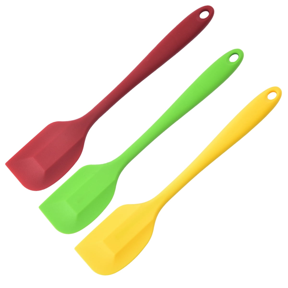 Silicone Spatulas One Piece Design-Heat Resistant Small Rubber Spatula ...