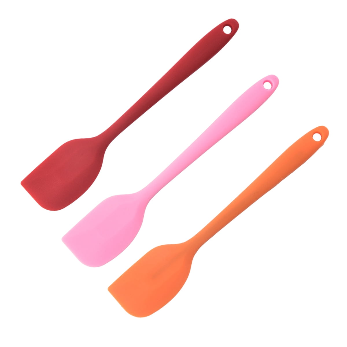 Silicone Spatulas One Piece Design-Heat Resistant Small Rubber Spatula ...