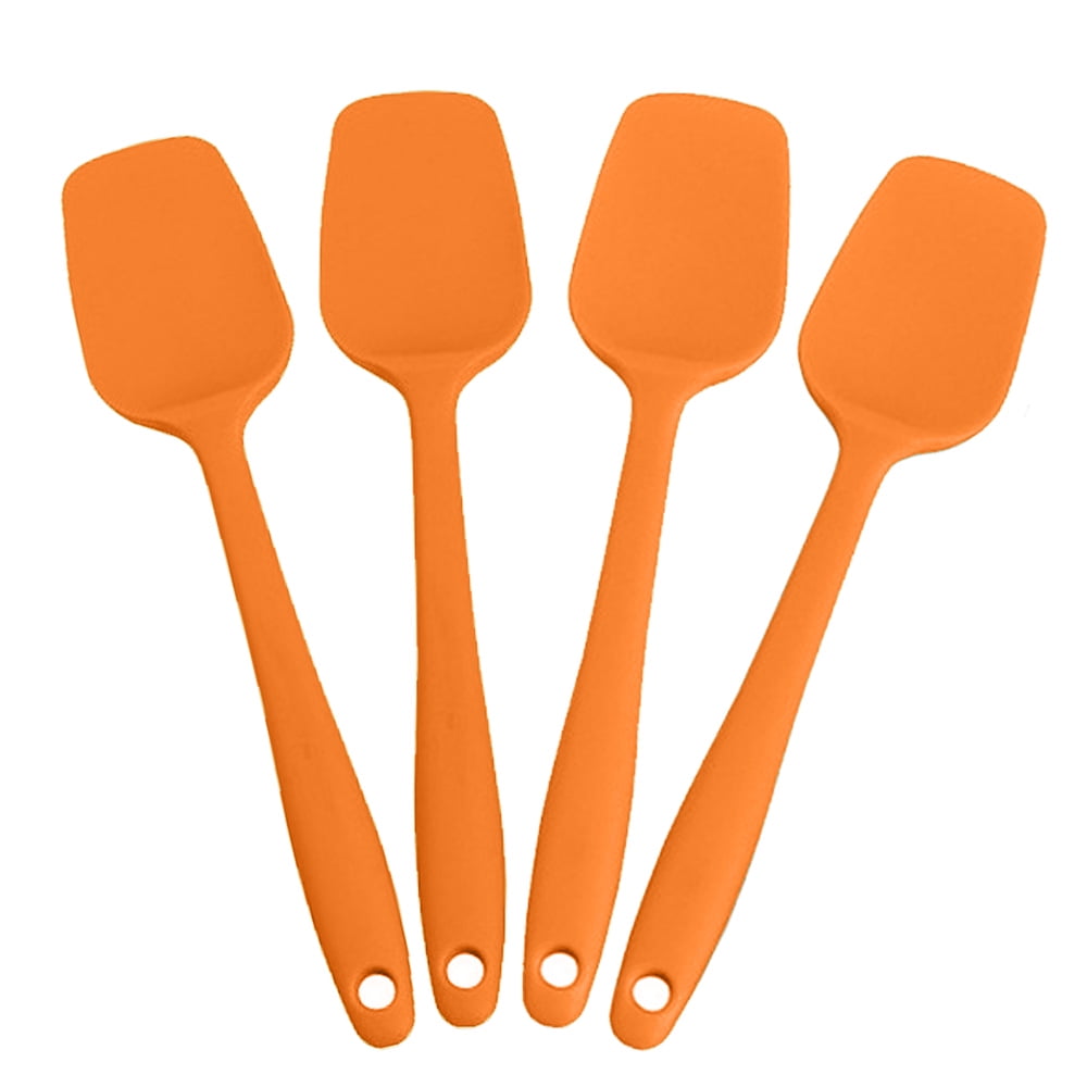 Silicone Spatulas , Rubber Spatula Seamless One Piece Design Heat ...