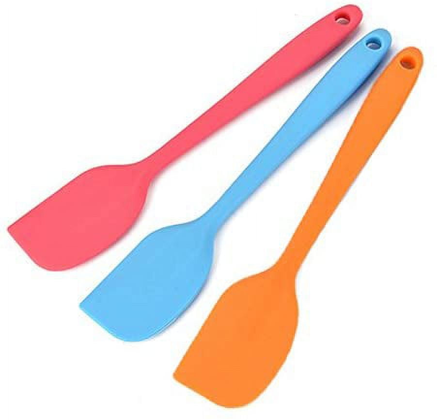 Silicone Spatulas, Small Rubber Spatula With Solid Stainless Steel Core ...