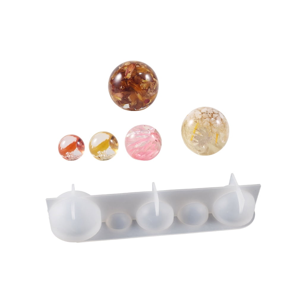 Silicone Sphere Molds for Resin Sphere Reusable Silicone Sphere Molds ...