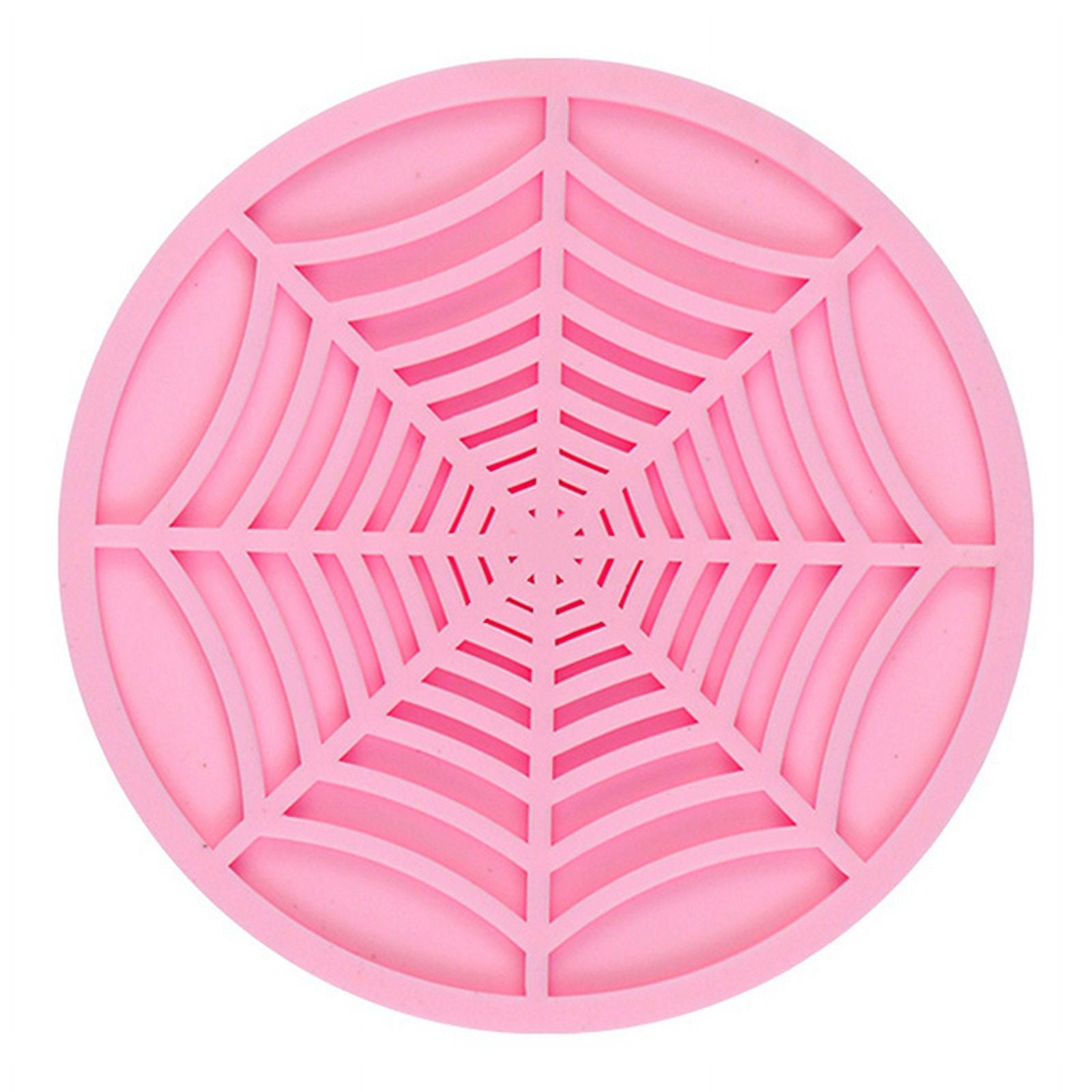 Silicone Spider Web Coasters for Drinks - 6 Pack Unique Design Spider ...