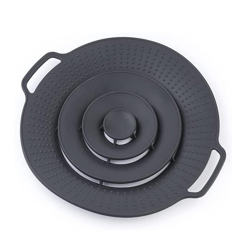 Silicone Spill Stopper Lid For Pans Pots Kitchen Gas Cooktop Protect ...