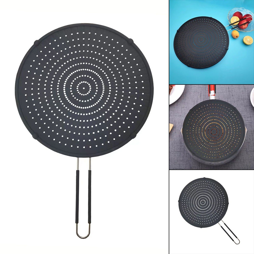 Silicone Splash Guard For Pan 32 Cm, Splash Guard For Frying Pans ...