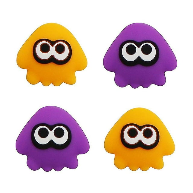 Silicone Splatoon 3 Themed Poke Ball Joycon Thumb Grips, Joystick ...