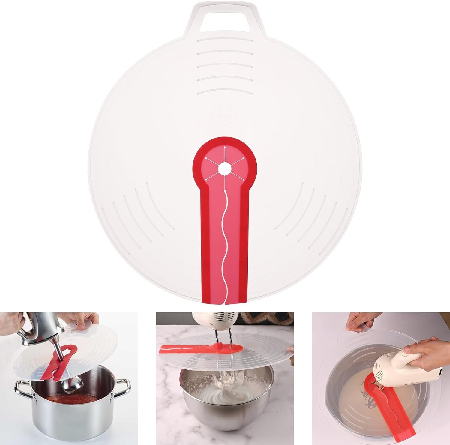Silicone Splatter Guard for Hand Mixers - Bowl Covers, Anti-Splash ...