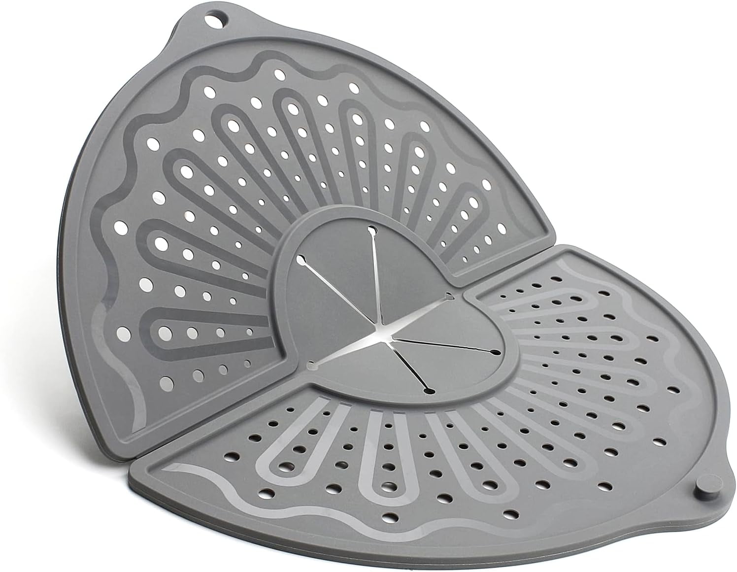 Silicone Splatter Screen For 10, 11 and 12 Inch Frying Pan, Foldable ...