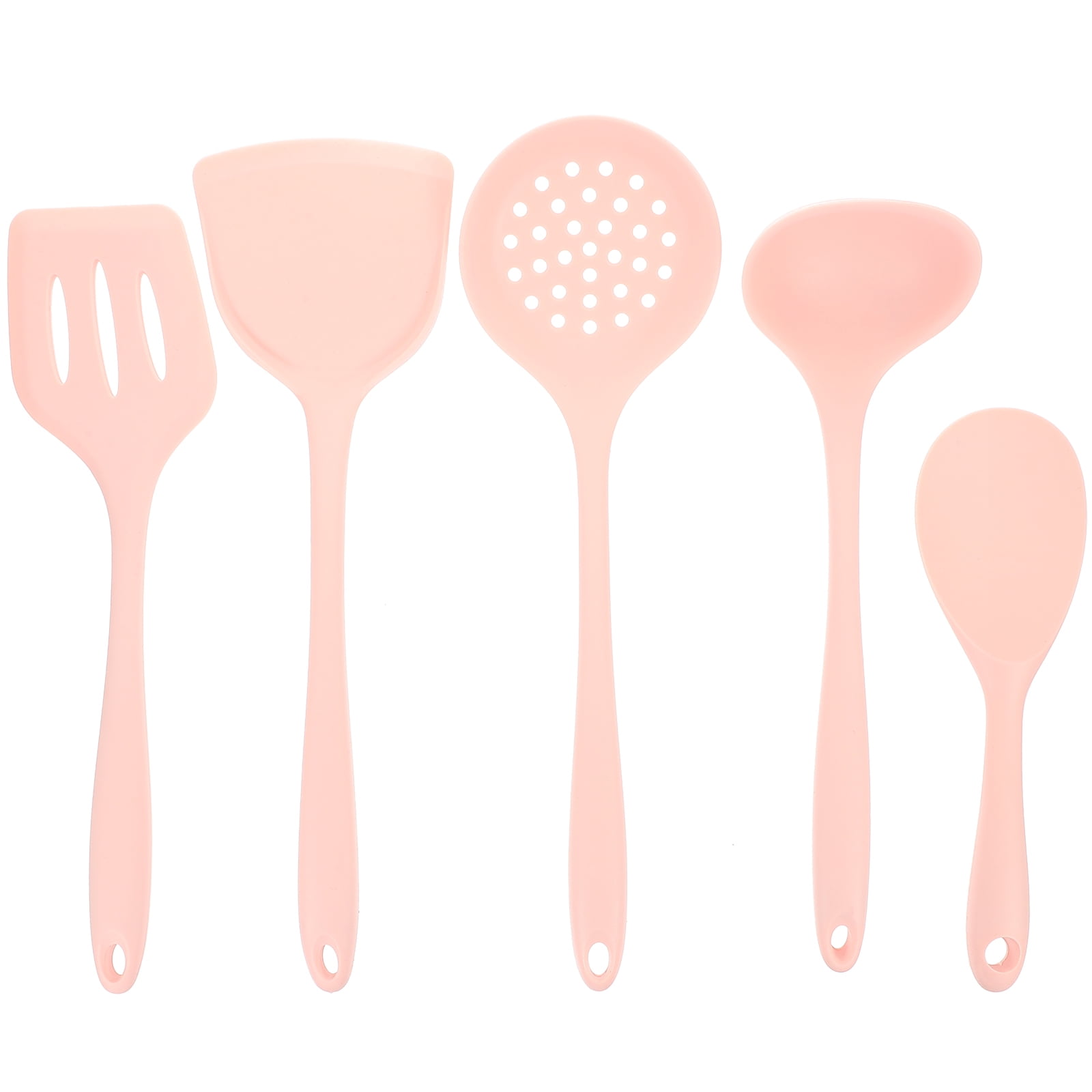 Silicone Spoon and Spatula Combination Food Cooking Kitchen Stuff Scoop ...