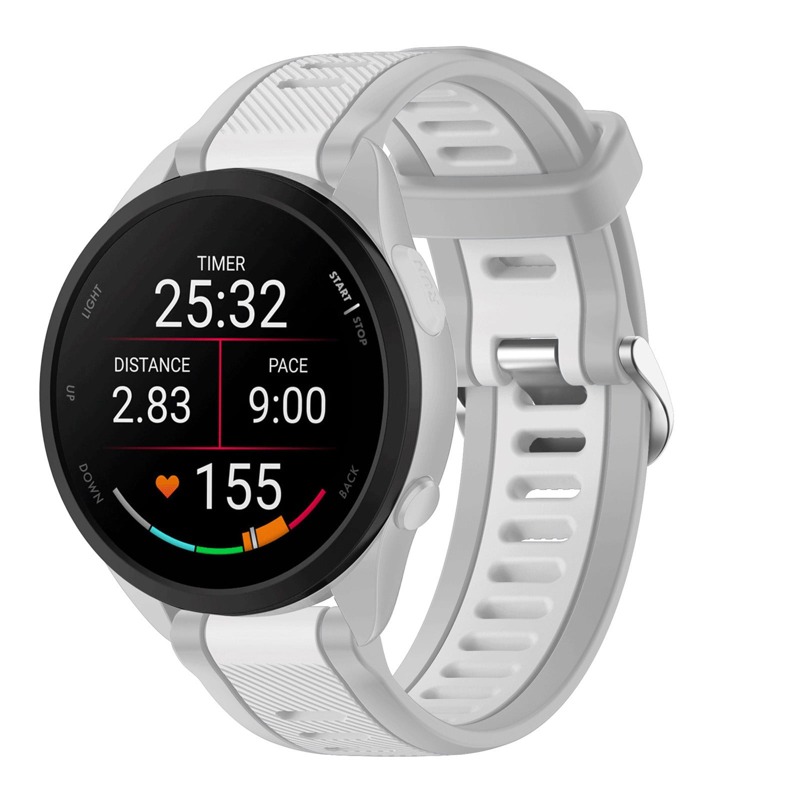 Silicone Sports Sweat Proof Solid Color Watch Band With Convenient ...