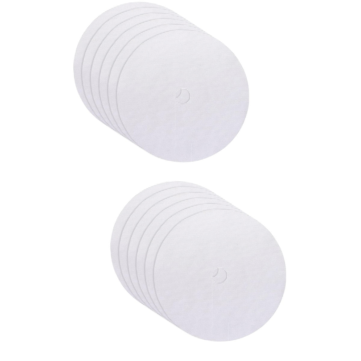 Silicone Steamed Mat Round Steamer Liners Buns Mats Steaming Pad White ...