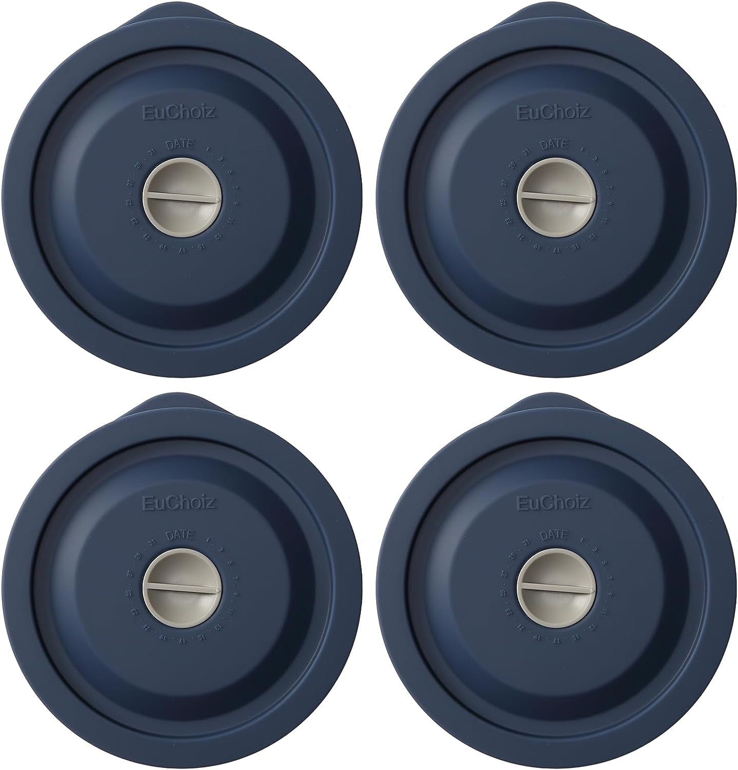 EuChoiz Silicone Replacement Lids for Pyrex 7200-PC 2 Cup Glass Bowls ...