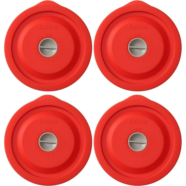 Silicone Storage Cover Lids Replacement for Pyrex 7200-PC 2 Cup Glass ...