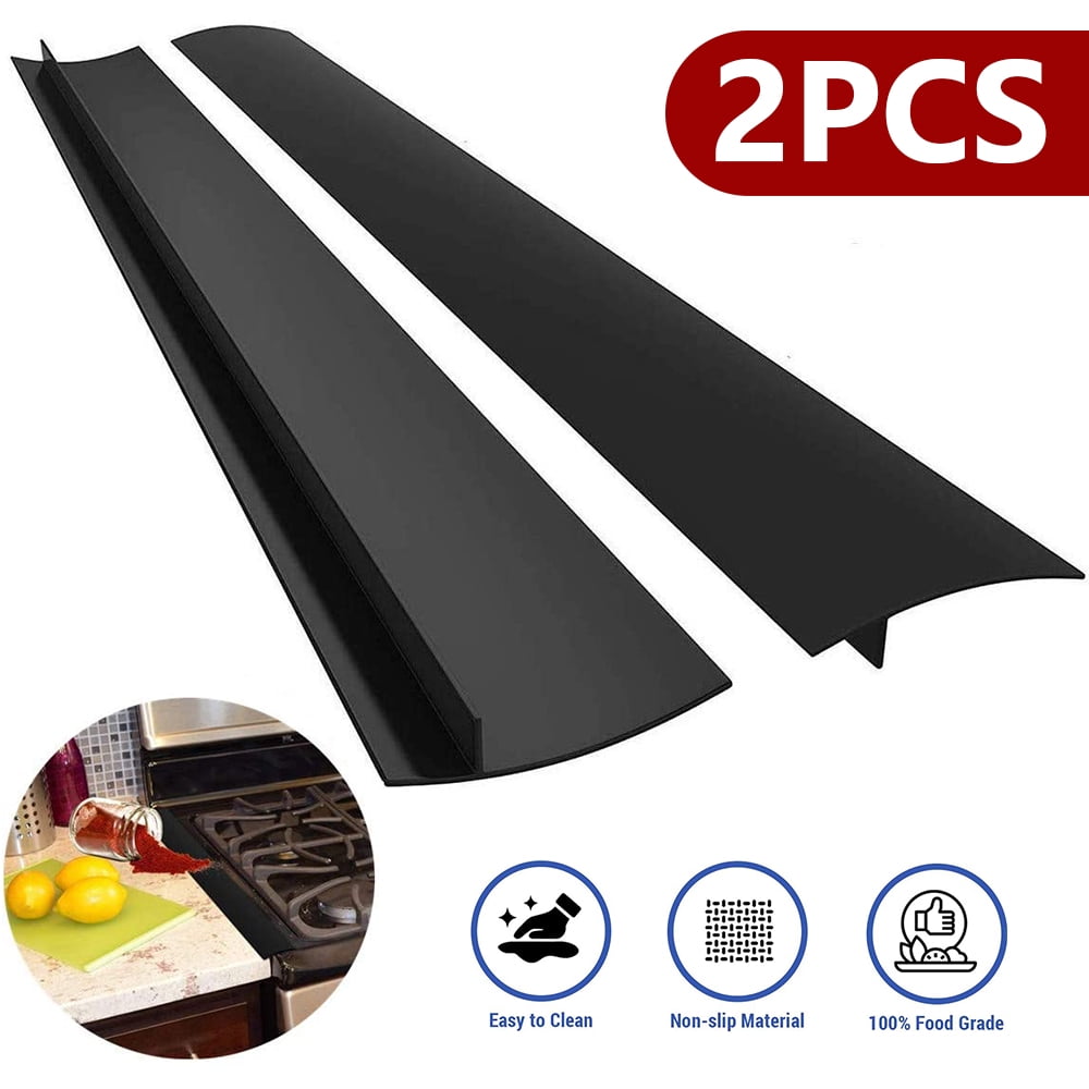 Silicone Stove Counter Gap Cover 21", Easy Clean Gap Filler Sealing ...