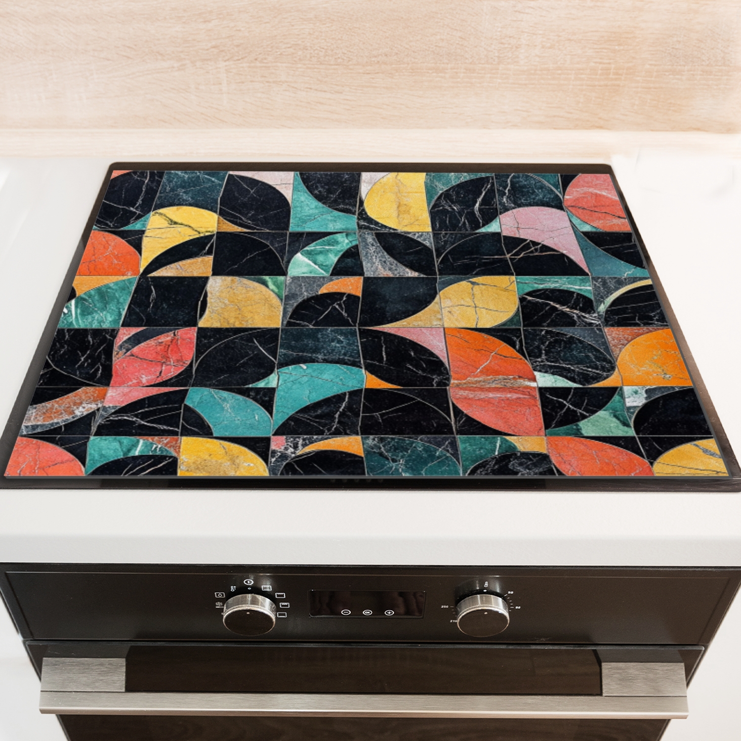 Silicone Stove Mat for Glass Top Stove, Beautiful Curved - Shape ...
