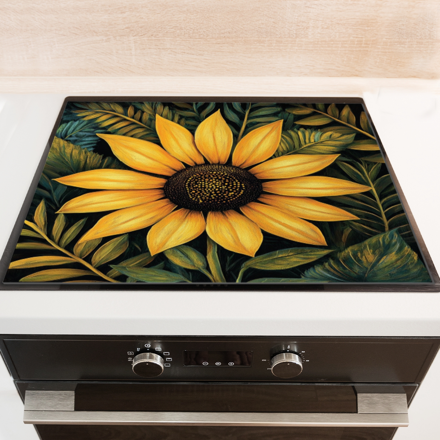 Silicone Stove Mat for Glass Top Stove, Exquisite Foliage - Wrapped ...