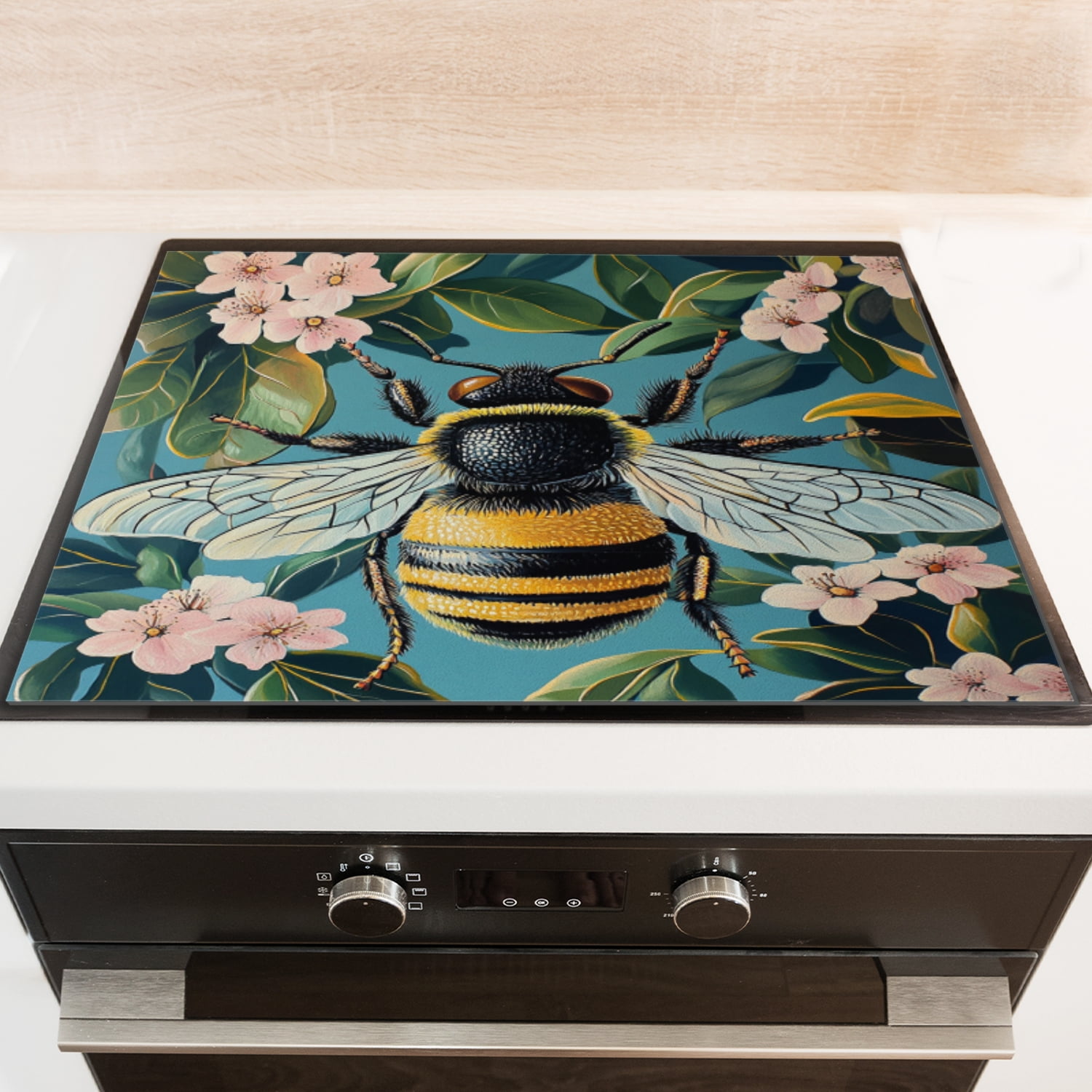 Silicone Stove Mat for Glass Top Stove, Exquisite Nature - Themed Bee ...
