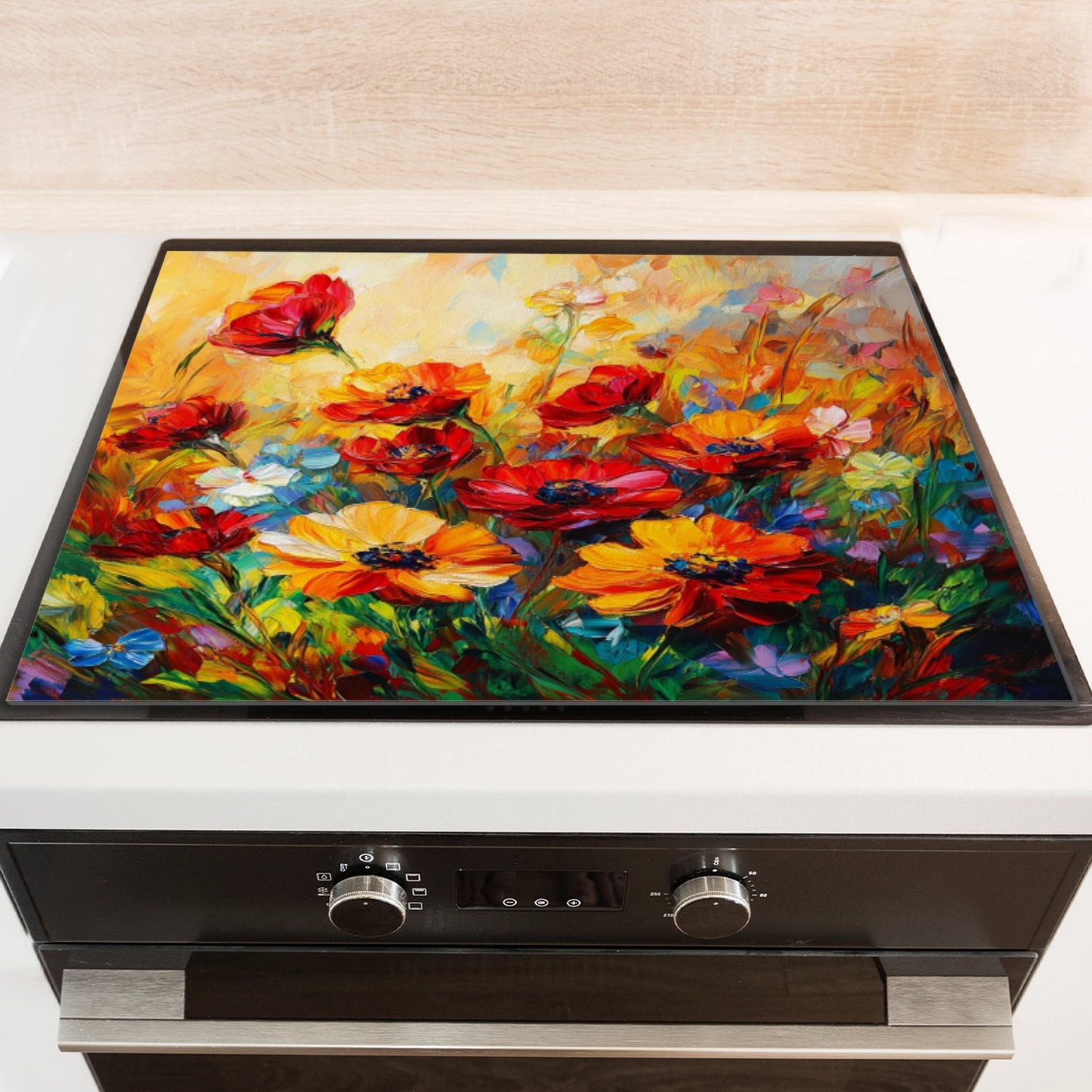Silicone Stove Mat for Glass Top Stove, Gorgeous Color - Bursting ...