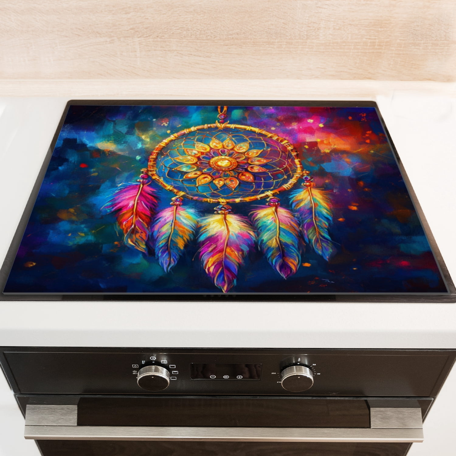 Silicone Stove Mat for Glass Top Stove, Gorgeous Colorful ...
