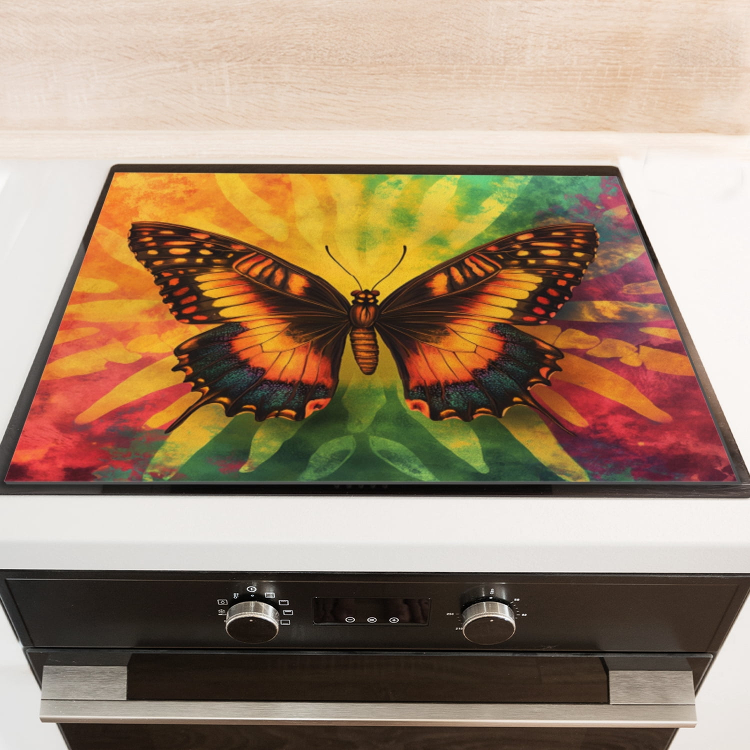 Silicone Stove Mat for Glass Top Stove, Gorgeous Floral - Themed ...