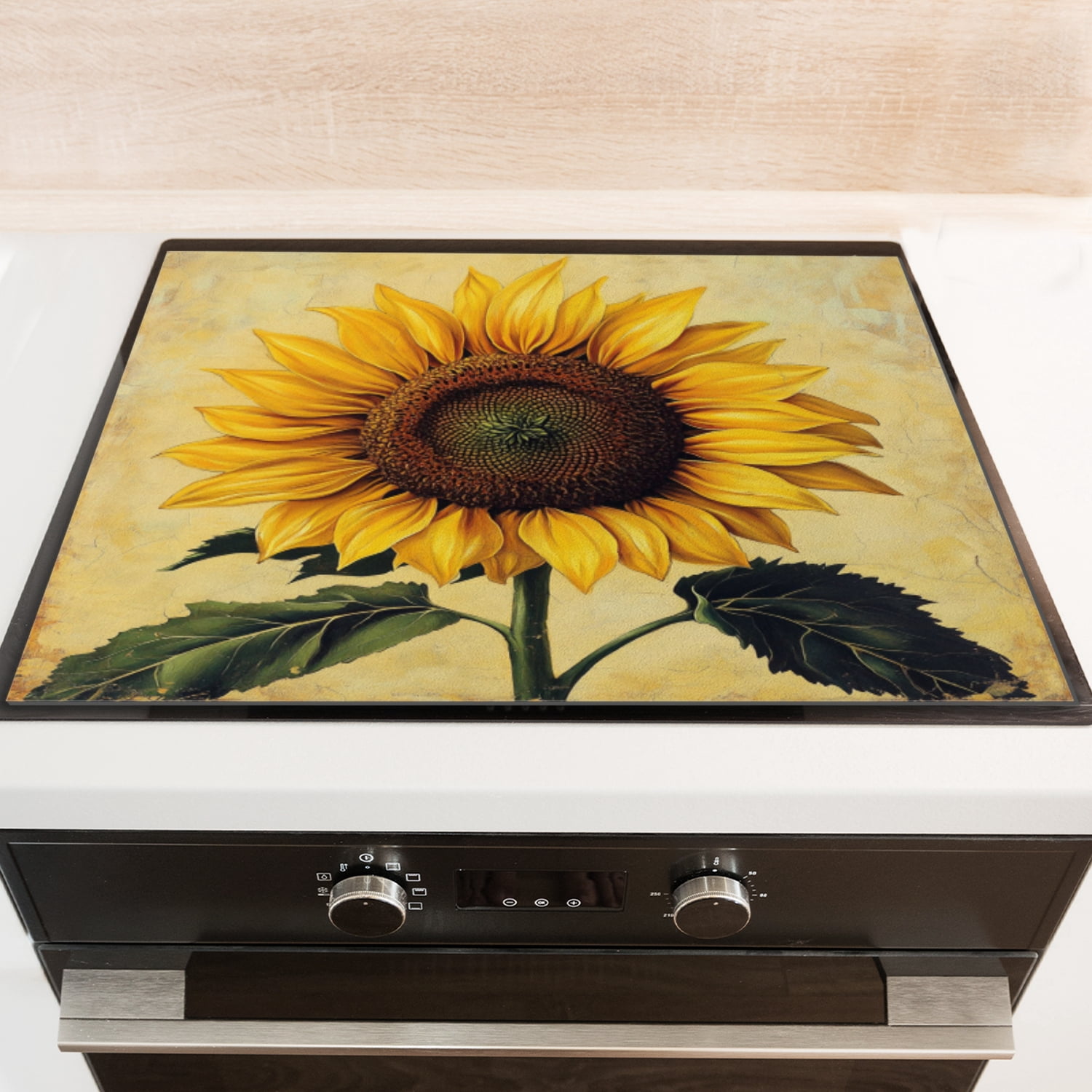 Silicone Stove Mat for Glass Top Stove, Gorgeous Golden - Petaled ...