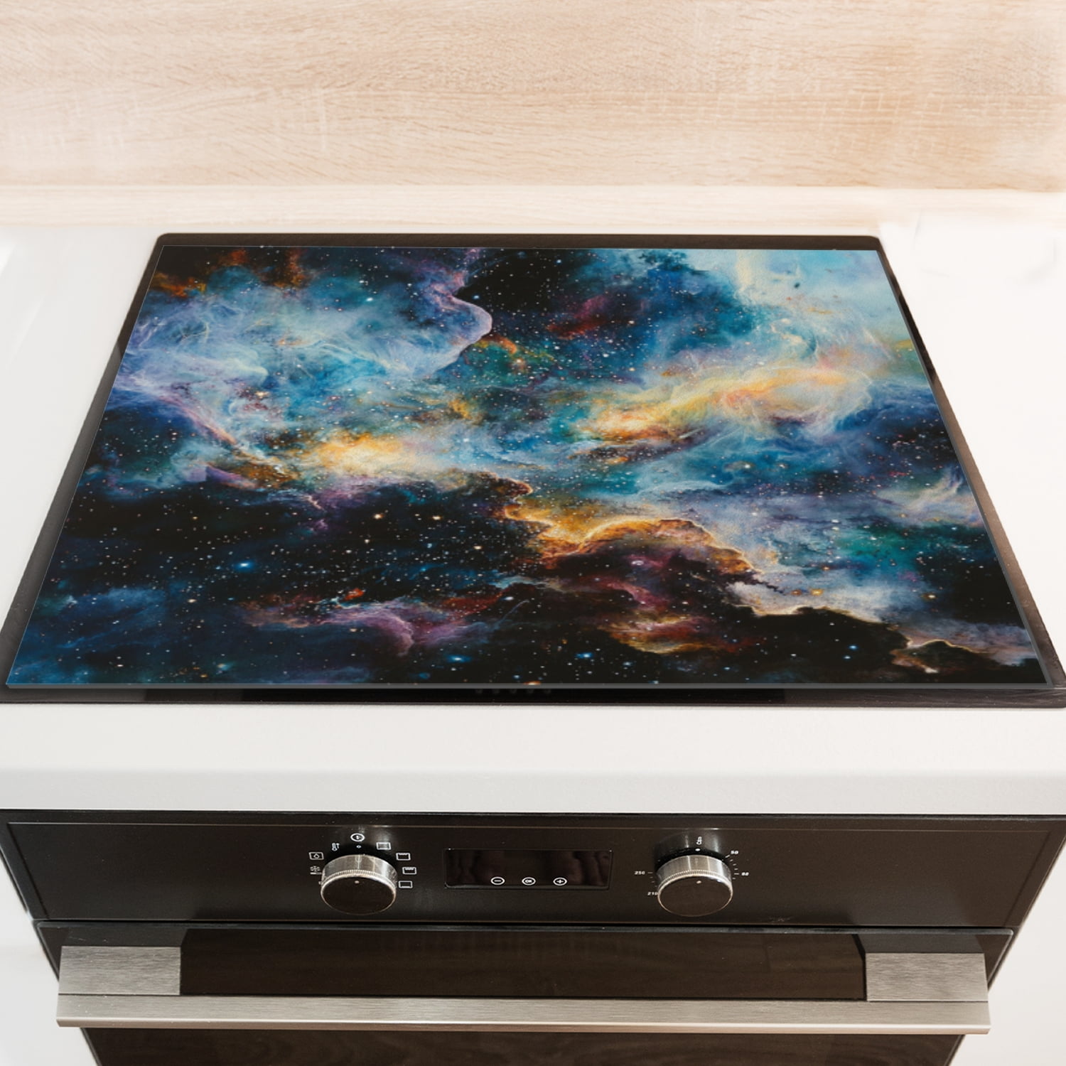 Silicone Stove Mat for Glass Top Stove, Spectacular Galactic Nebula ...