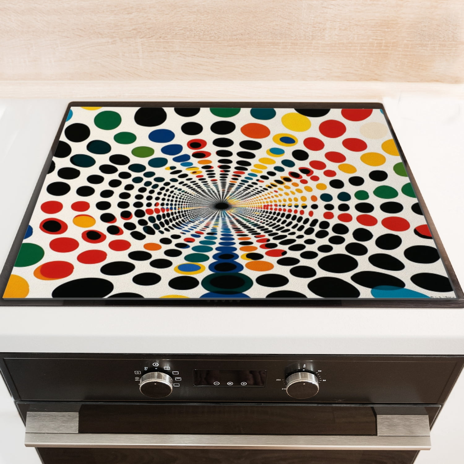 Silicone Stove Mat for Glass Top Stove, Stunning Color - Dot Whirl ...