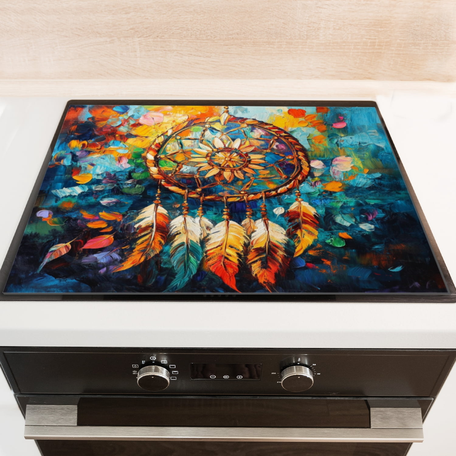 Silicone Stove Mat for Glass Top Stove, Stunning Color - Splashed ...