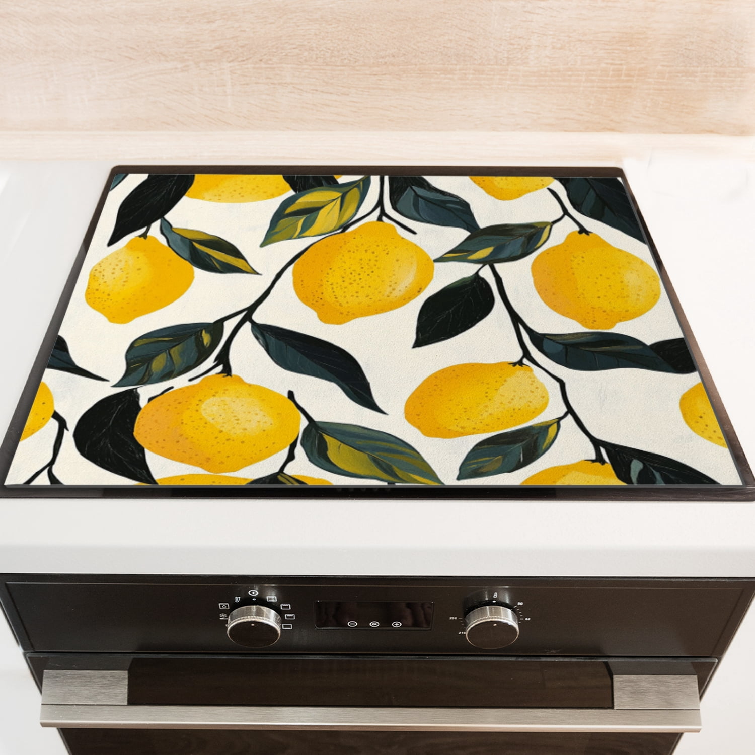 Silicone Stove Mat for Glass Top Stove, Whole Lemons On Branches ...